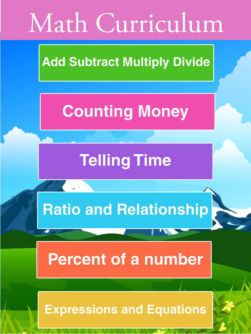 5th Grade Math Curriculum Monkey School Free game for kids for iOS ...