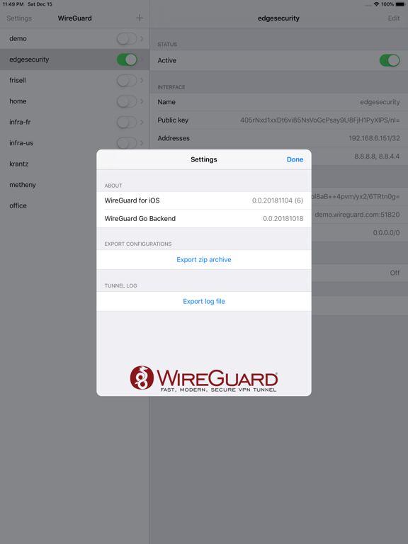 WireGuard for iOS (iPhone/iPad) - Free Download at AppPure