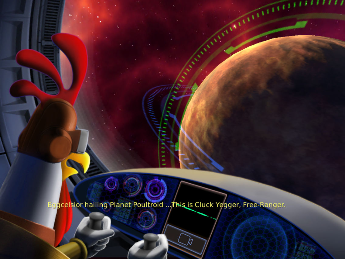 Cluck Yegger in Escape from the Planet of the Poultroid for iOS (iPhone ...