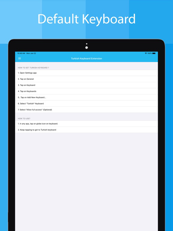 Turkish Keyboard - Translator for iOS (iPhone/iPad/iPod touch) - Free ...