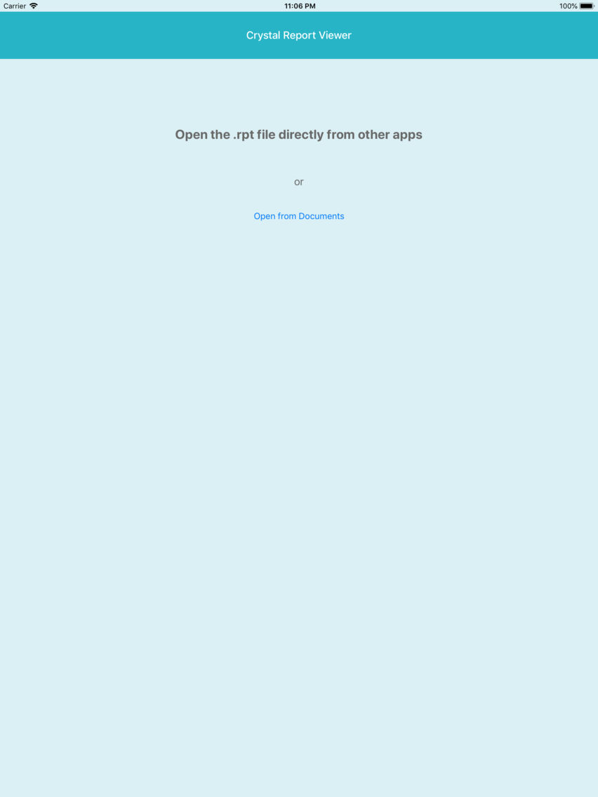 RPT Viewer for iOS (iPhone/iPad) Latest Version at $5.99 on AppPure