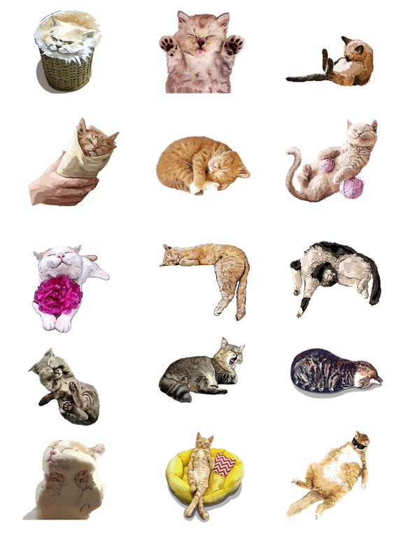 CatNap 1: Sleepy Cat Stickers for iOS (iPhone/iPad/iPod touch) Latest ...