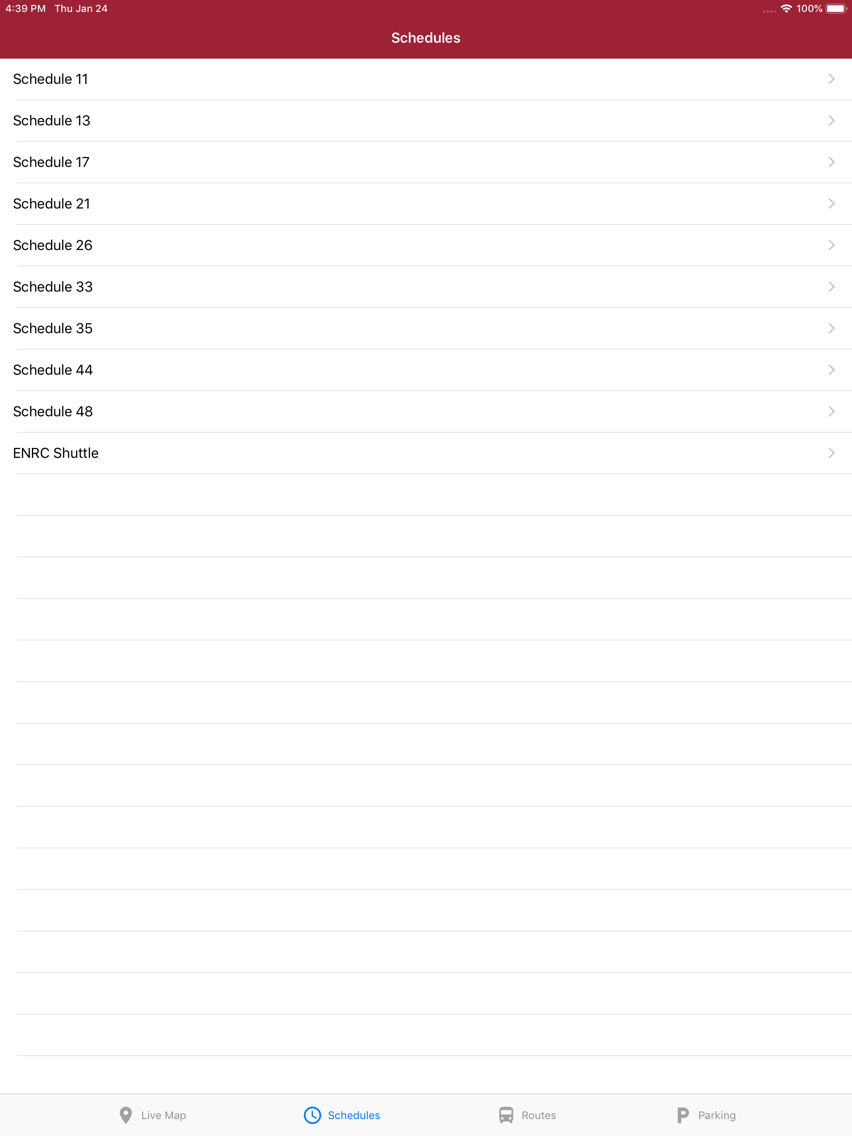 Razorback Transit - Live Maps for iOS (iPhone/iPad) - Free Download at ...