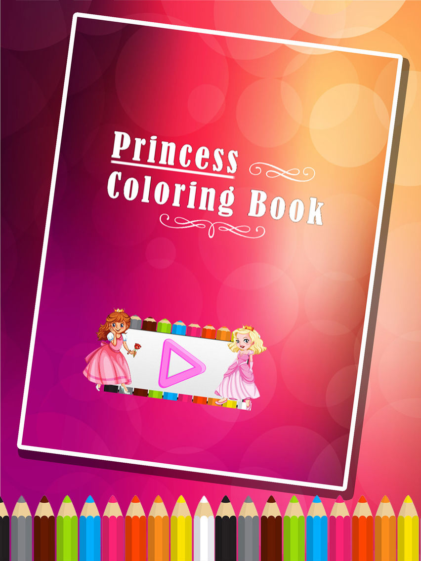 Princess Coloring Pages - Painting Games for Kids for iOS (iPhone/iPad ...