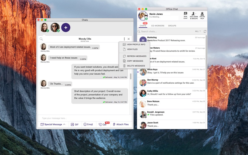 Office Chat, Work Messaging for iOS (Mac) - Free Download at AppPure