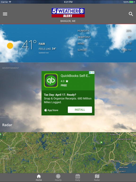 WABI TV5 Weather App for iOS (iPhone/iPad/iPod touch) - Free Download ...
