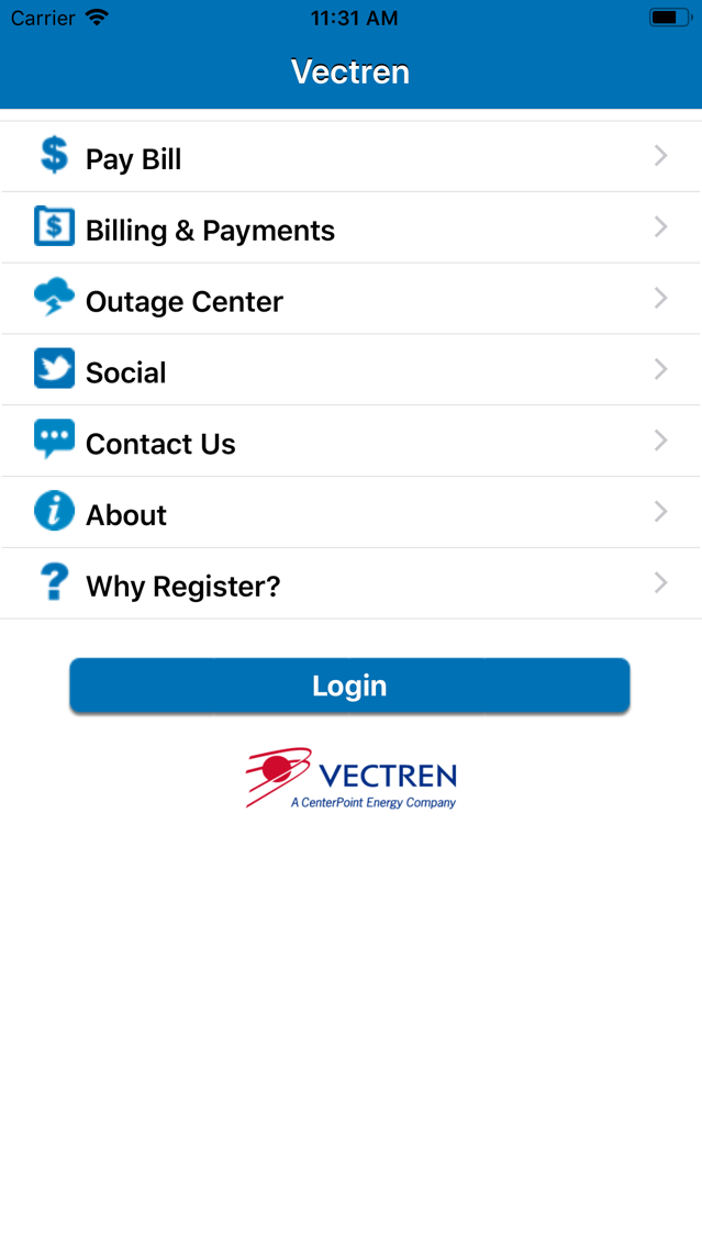 Vectren لنظام iOS (iPhone) - قم بتنزيله مجانا على AppPure