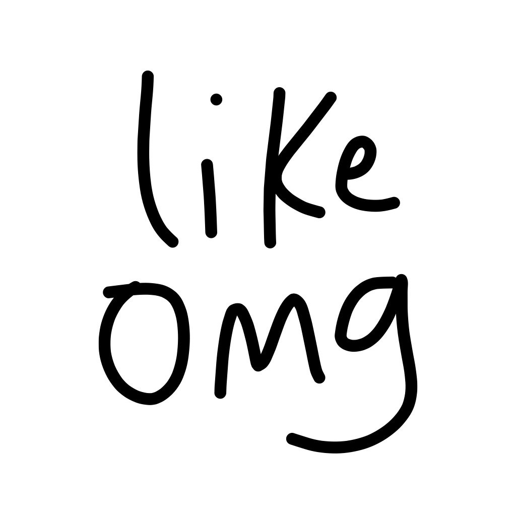Like omg sticker, funny text stickers for iMessage for iOS (iPhone/iPad ...