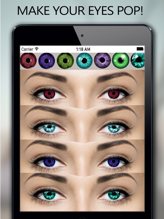 Colored Eye Maker - Make Your Eyes Beautiful & Gorgeous With Pretty ...