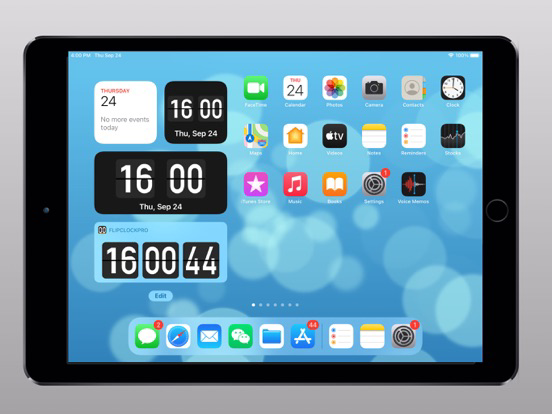 Flip Clock - digital widgets for iOS (iPhone/iPad/Mac/iPod touch ...