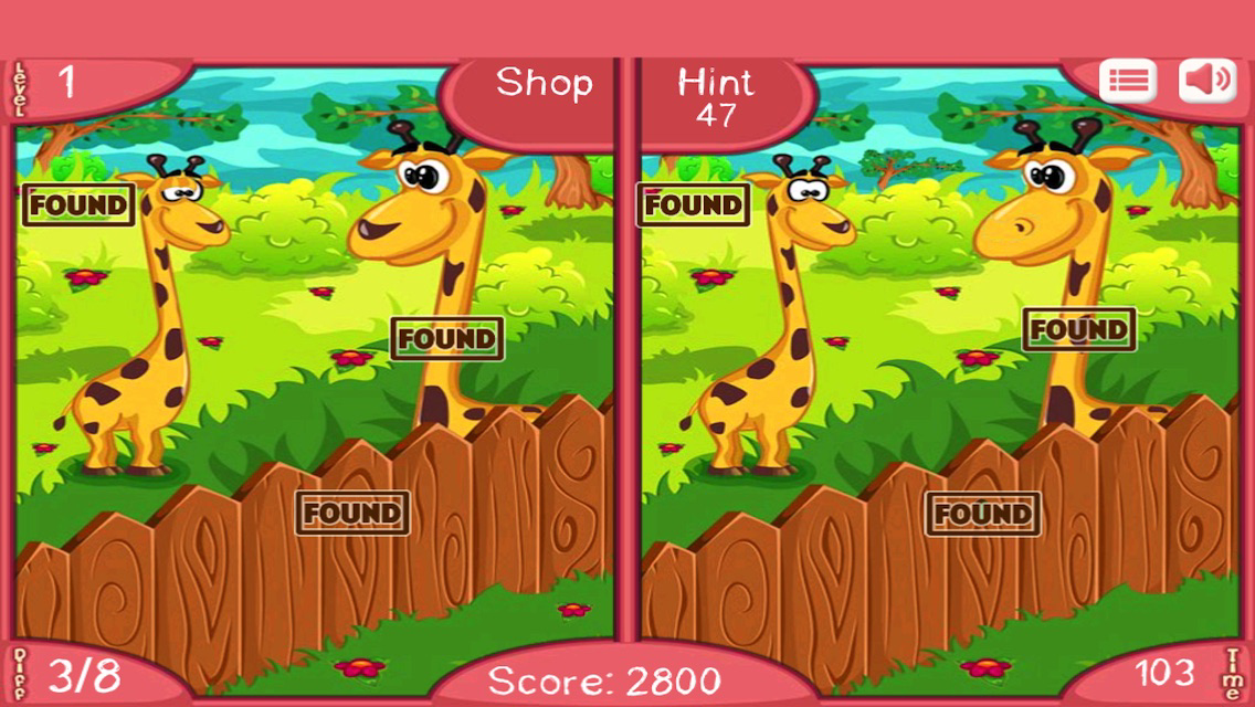Zoo Animals Differences for iOS (iPhone/iPad) - Free Download at AppPure