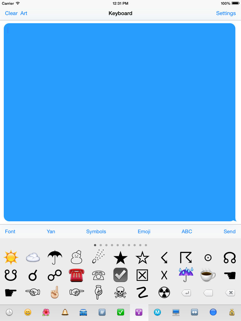 Symbol Keyboard Free - Unicode Symbols & Characters لنظام iOS (iPhone ...