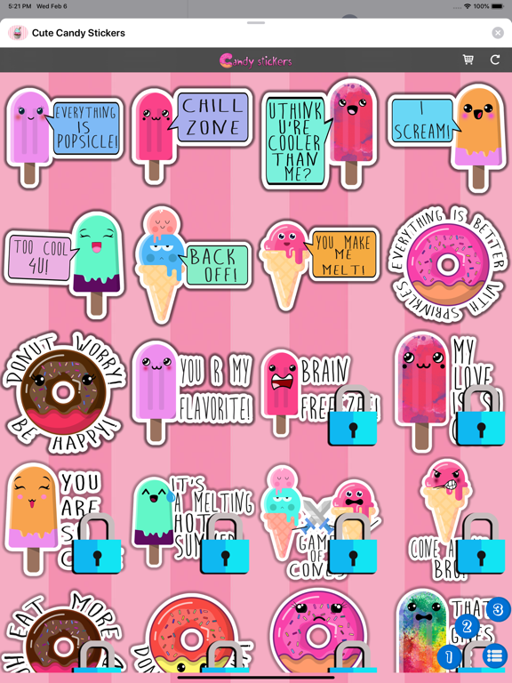 Cute Candy Stickers for iOS (iPhone/iPad/iPod touch) - Free Download at ...