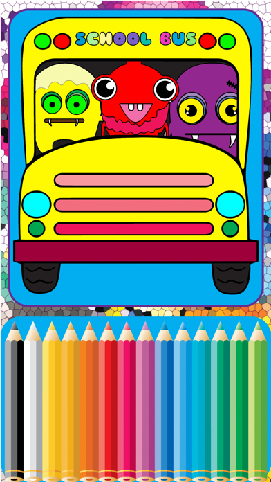 My ABC Cartoon School Bus Coloring Games for KidsiOS版(iPhone/iPad/iPod ...