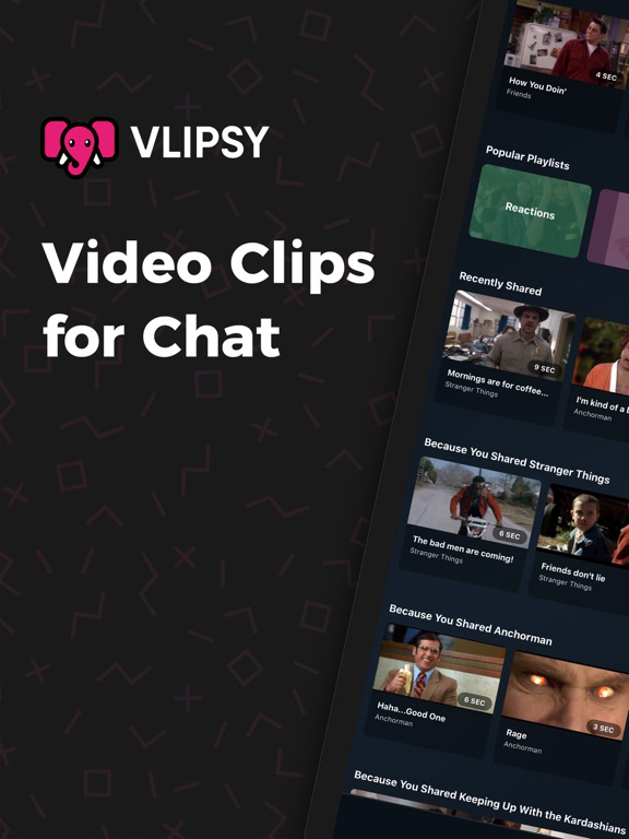 VLIPSY: Video Clip Keyboard for iOS (iPhone/iPad) - Free Download at ...