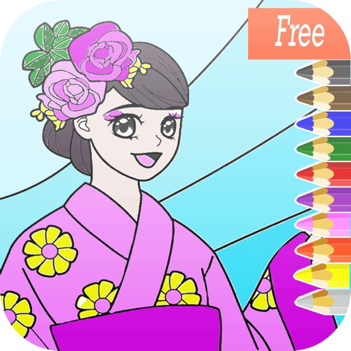 Cute Princess Drawing Coloring Book : Caricature Art Ideas pages for ...
