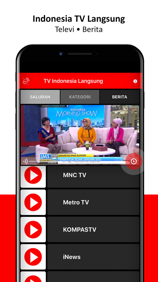 Laden Sie Indonesia TV Live stream für iOS (iPhone/iPad) bei AppPure kostenlos herunter.