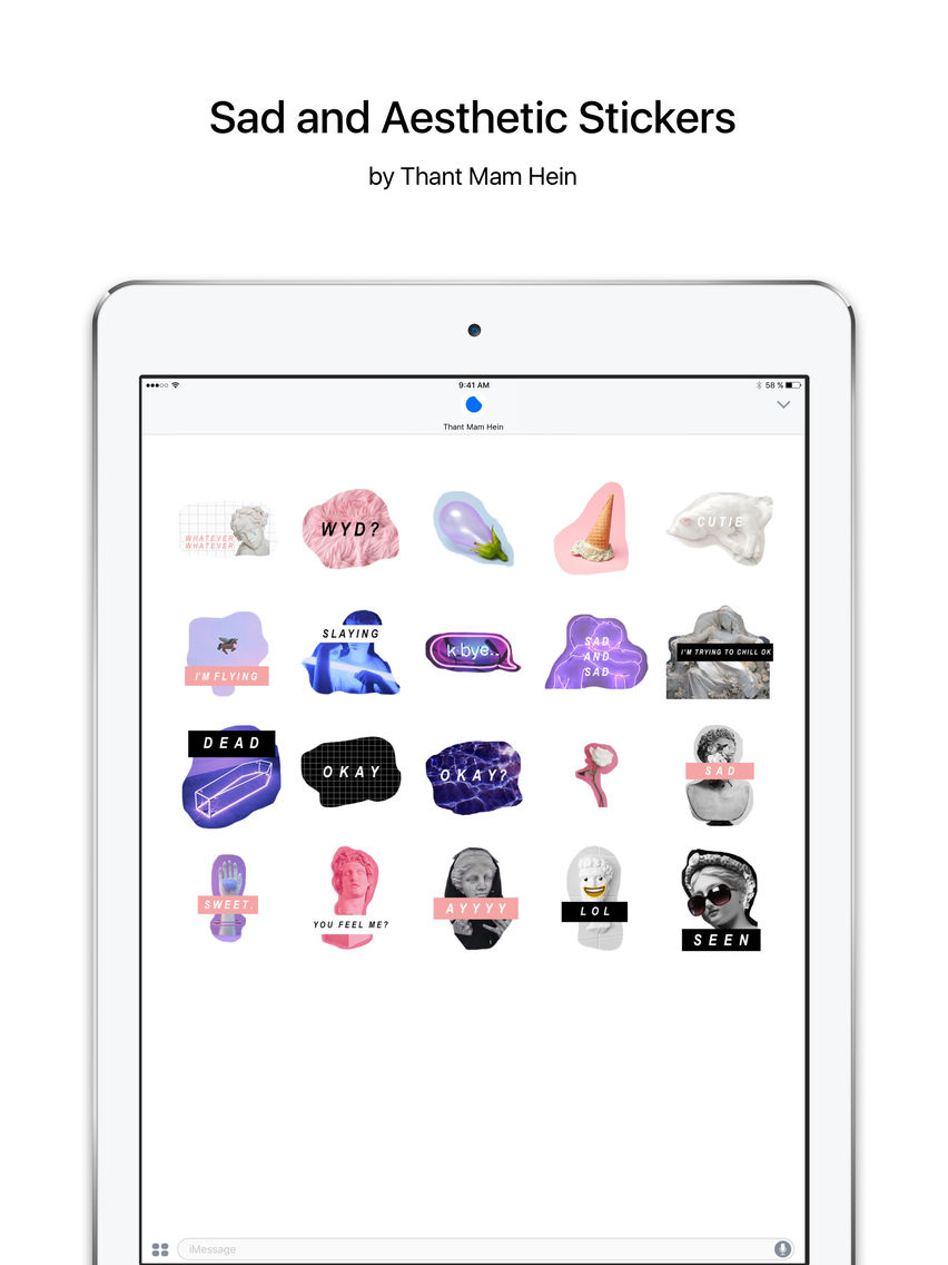 Sad and Aesthetic Stickers for iOS (iPhone/iPad) Latest Version at $0. ...