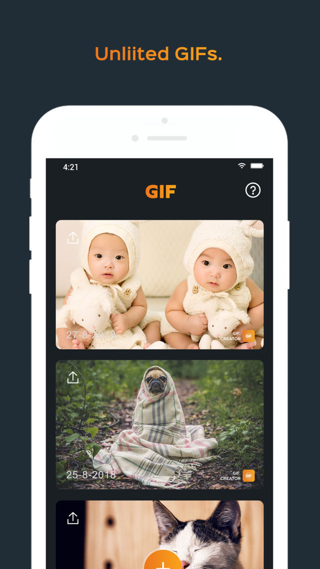 GIF Creator- Video to GIFs. for iOS (iPhone) - Free Download at AppPure