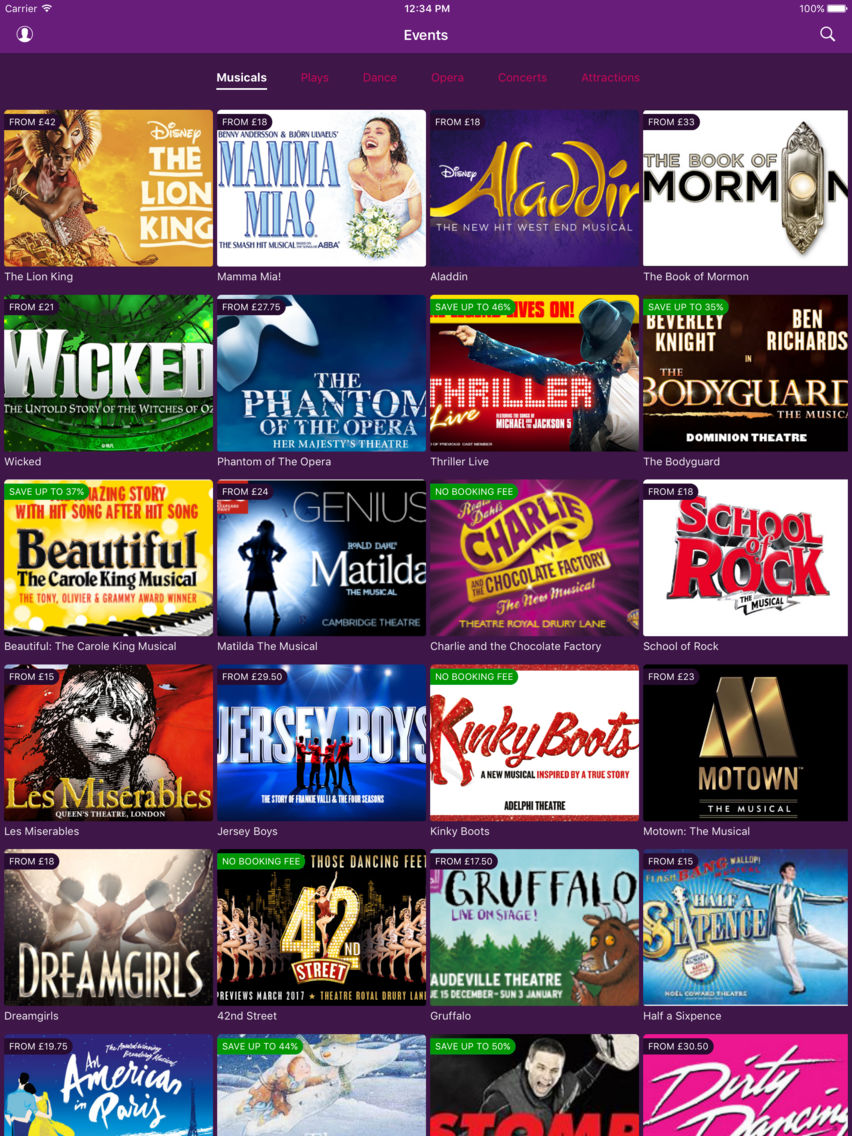 London Theatre Direct Tickets for iOS (iPhone/iPad) - Free Download at ...