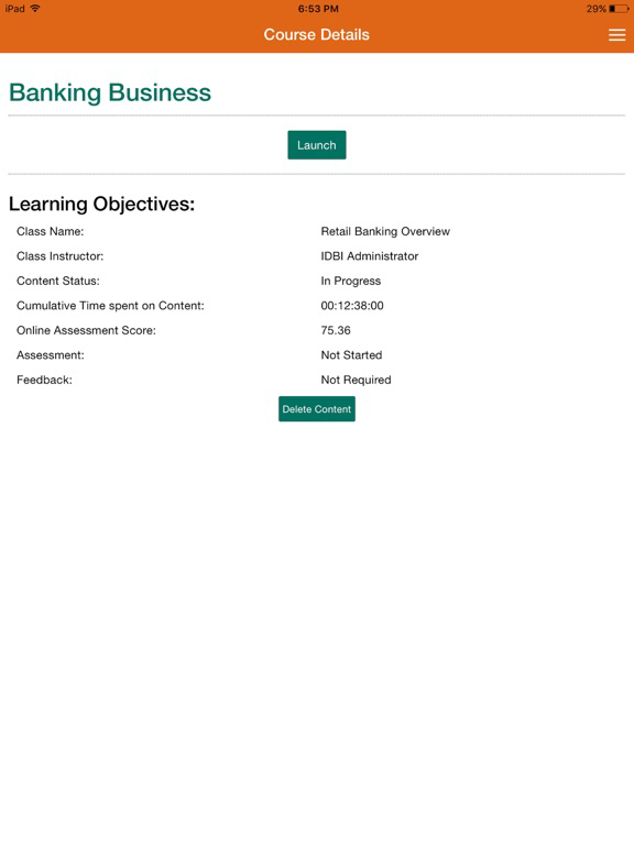 IDBI LMS - OJAS for iOS (iPhone/iPad/iPod touch) - Free Download at AppPure