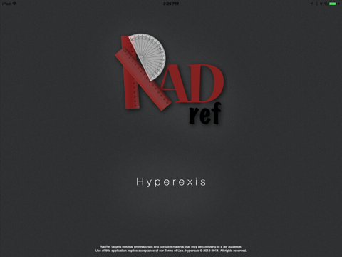RadRef - Normal Values in Diagnostic Imaging for iOS (iPhone/iPad/iPod ...