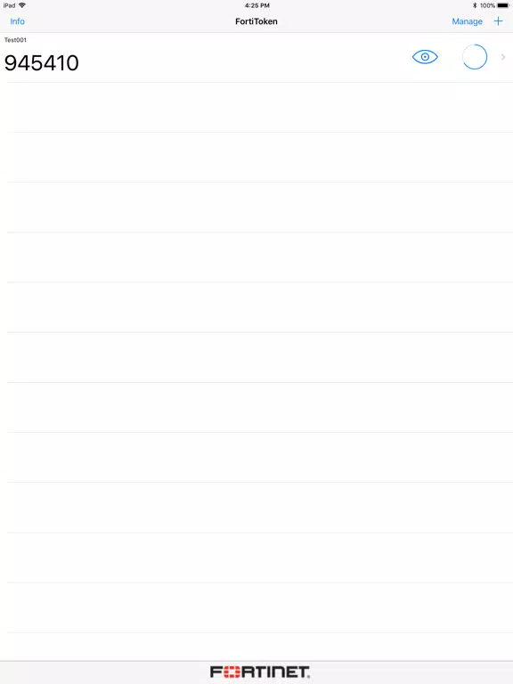 FortiToken Mobile for iOS (iPhone/iPad/iPod touch) - Free Download at ...