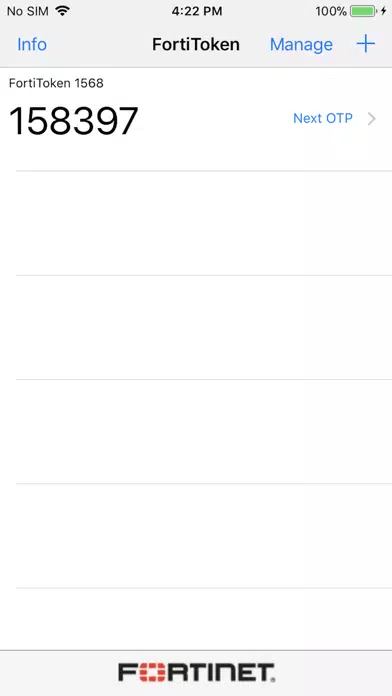 FortiToken Mobile for iOS (iPhone/iPad/iPod touch) - Free Download at ...
