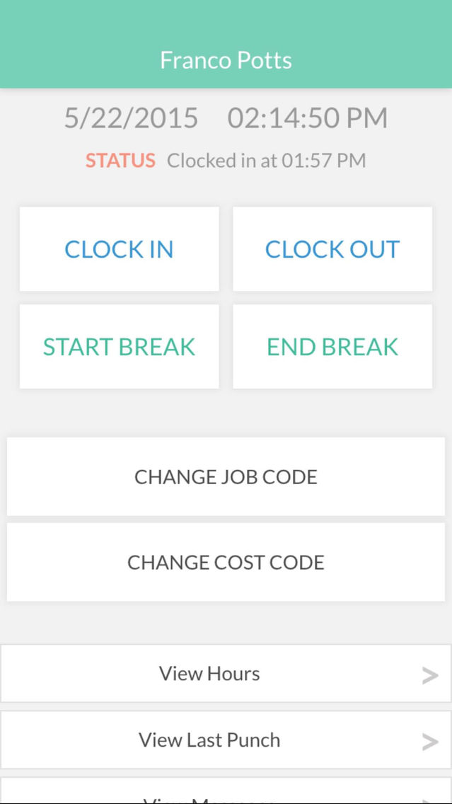 TimeClock Plus v7 for iOS (iPhone/iPad) - Free Download at AppPure