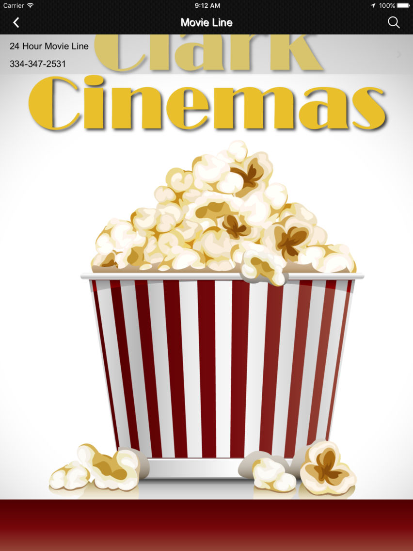 Clark Cinemas para iOS (iPhone/iPad) - Baixar Grátis no AppPure