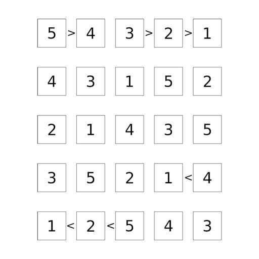 Futoshiki (Sudoku like Japanese Puzzle Game) para iOS (iPhone/iPad/iPod ...