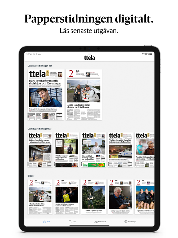 ttela e-tidning for iOS (iPhone/iPad/iPod touch) - Free Download at AppPure