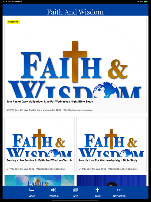 Faith & Wisdom Church for iOS (iPhone/iPad/iPod touch) - Free Download ...