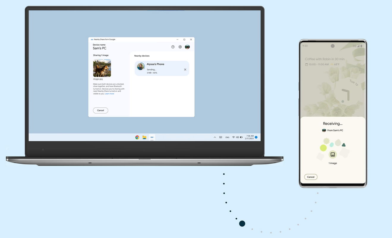 Quick Share (Nearby) for PC Windows 135.0.7023.0 Download