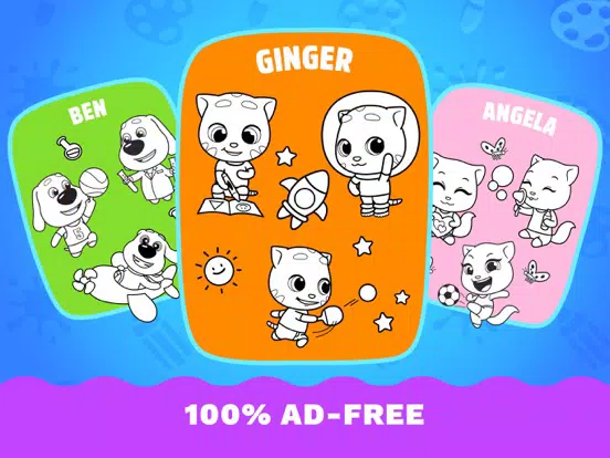 Talking Ginger Coloring for iOS (iPhone/iPad/iPod touch) - Free ...