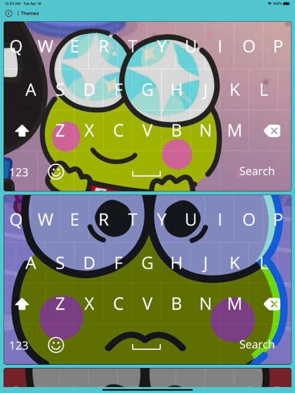 Keroppi Sanrio - keyboard for iOS (iPhone/iPad/iPod touch) - Free ...