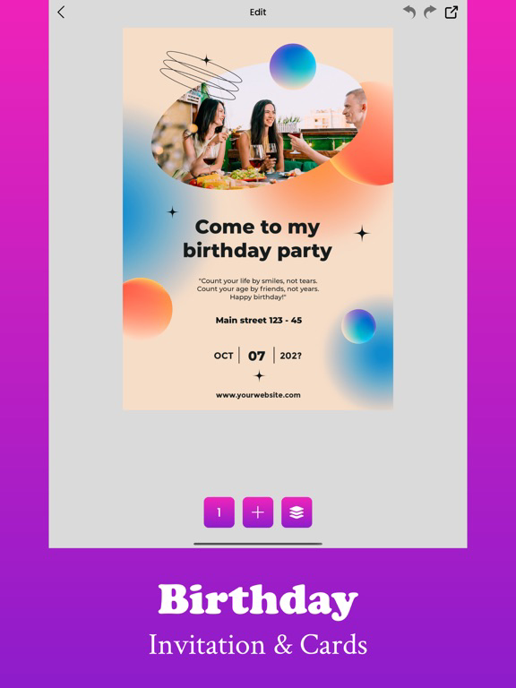 Invitation Maker - Card Maker for iOS (iPhone/iPad/iPod touch) - Free ...