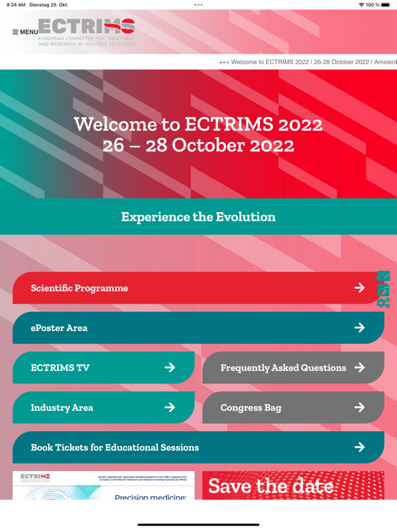 ECTRIMS 2022 for iOS (iPhone/iPad/iPod touch) - Free Download at AppPure