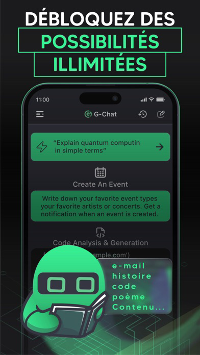 G-Chat - AI ChatBot Français pour iOS (iPhone/iPod touch ...