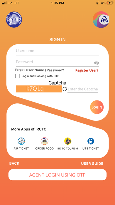 IRCTC Rail Connect for iOS (iPhone/iPod touch) - Free Download at AppPure