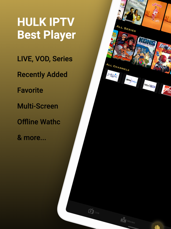 HULK IPTV for iOS (iPhone/iPad/Apple TV/iPod touch) - Free Download at AppPure