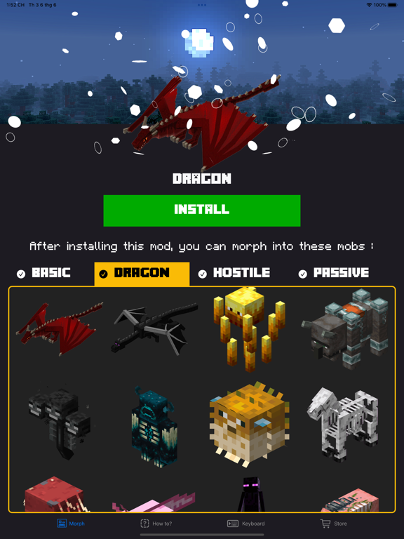 Morph Mods for Minecraft • pour iOS (iPhone/iPad) - Téléchargement ...