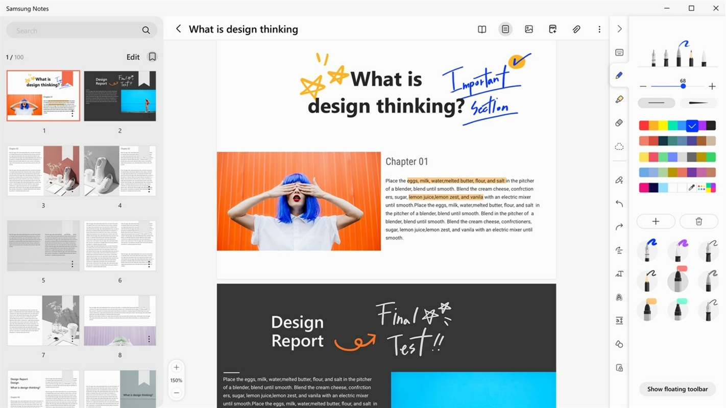 Download Samsung Notes Latest 4.3.242.0 for Windows PC