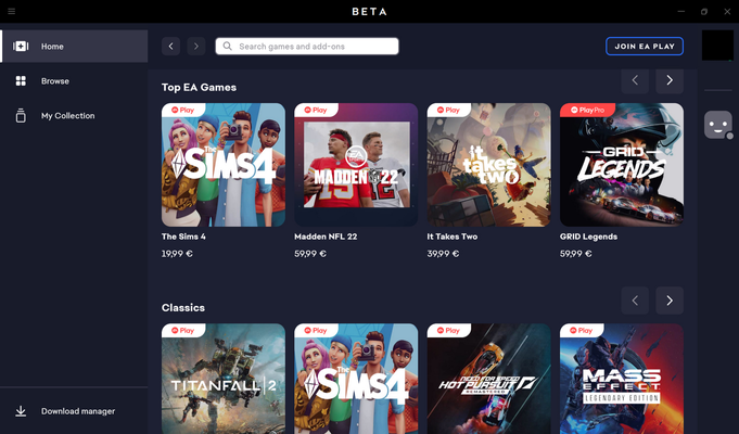 EA App for PC Windows 13.575.0.6088 Download