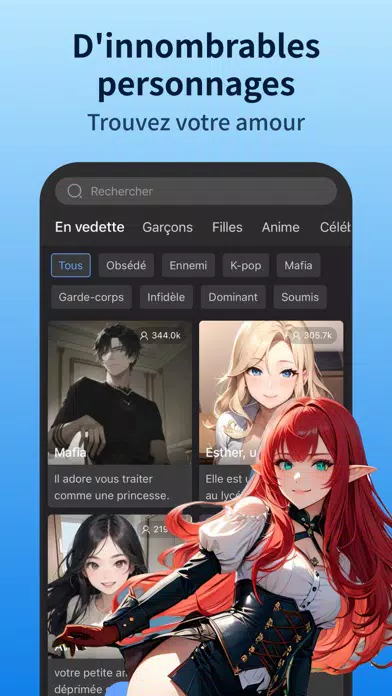 Hi.AI -Chat avec Personnage IA pour iOS (iPhone/iPad/iPod touch ...