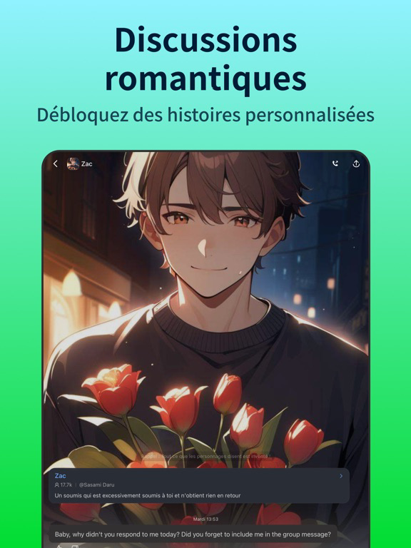 Hi.AI -Chat avec Personnage IA pour iOS (iPhone/iPad/iPod touch ...