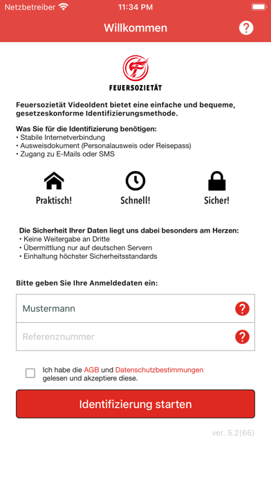 VideoIdent Feuersozietät para iOS (iPhone/iPad) - Baixar Grátis no AppPure