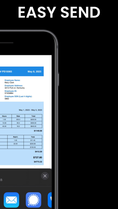 Paystub Maker: Payslip Creator for iOS (iPhone/iPad/iPod touch) - Free Download at AppPure
