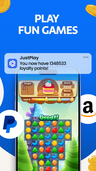 JustPlay: Earn Loyalty Rewards for iOS (iPhone/iPod touch) - Free ...