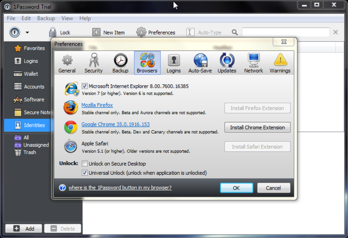 1Password for PC Windows 8.10.39 Download